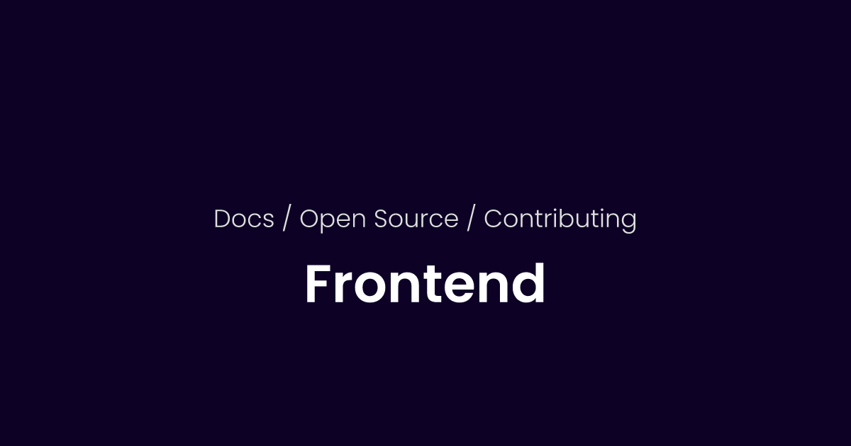 Frontend (app.highlight.io)