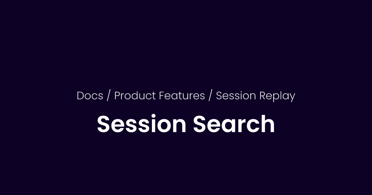Session Search