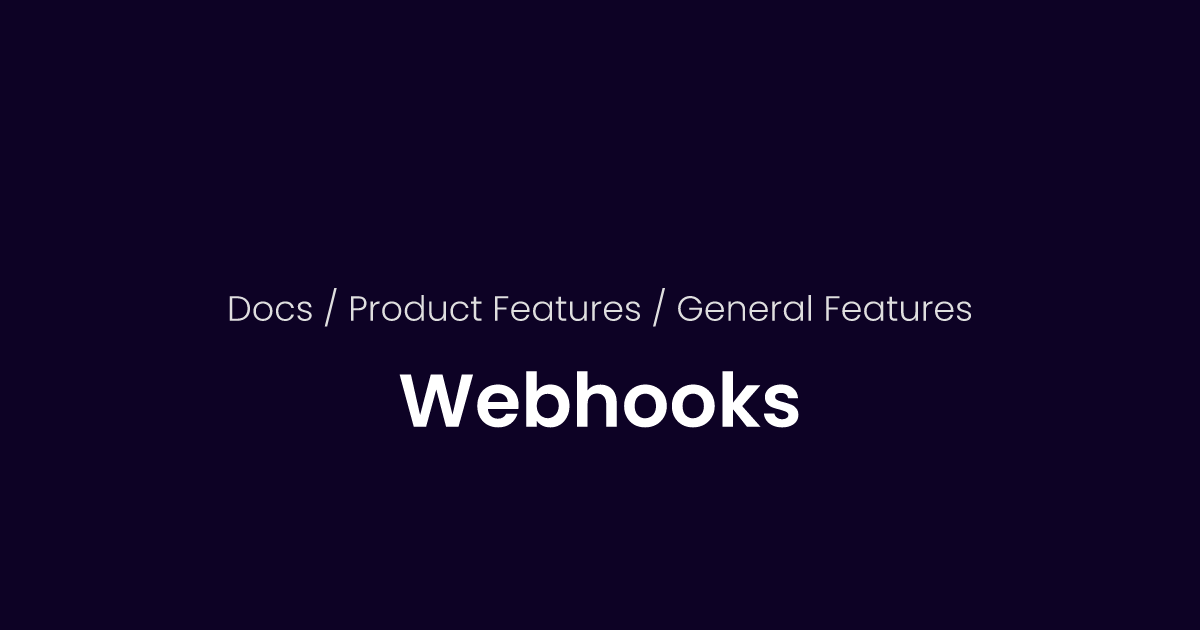 Webhooks