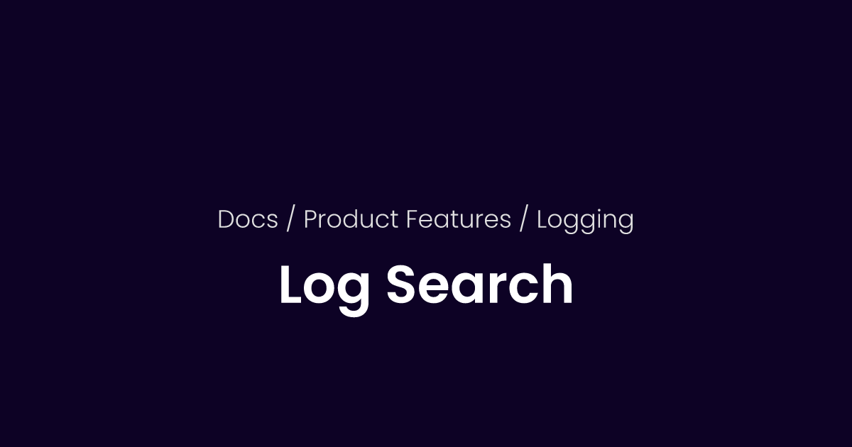 Log Search